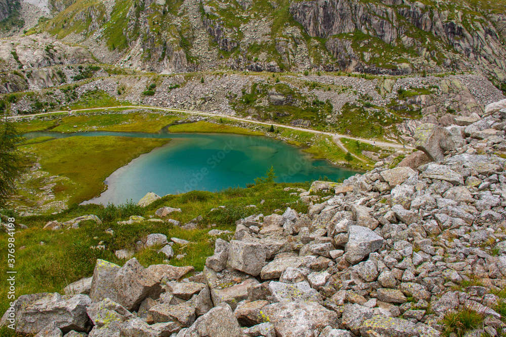 Lago di montagna Stock Photo | Adobe Stock