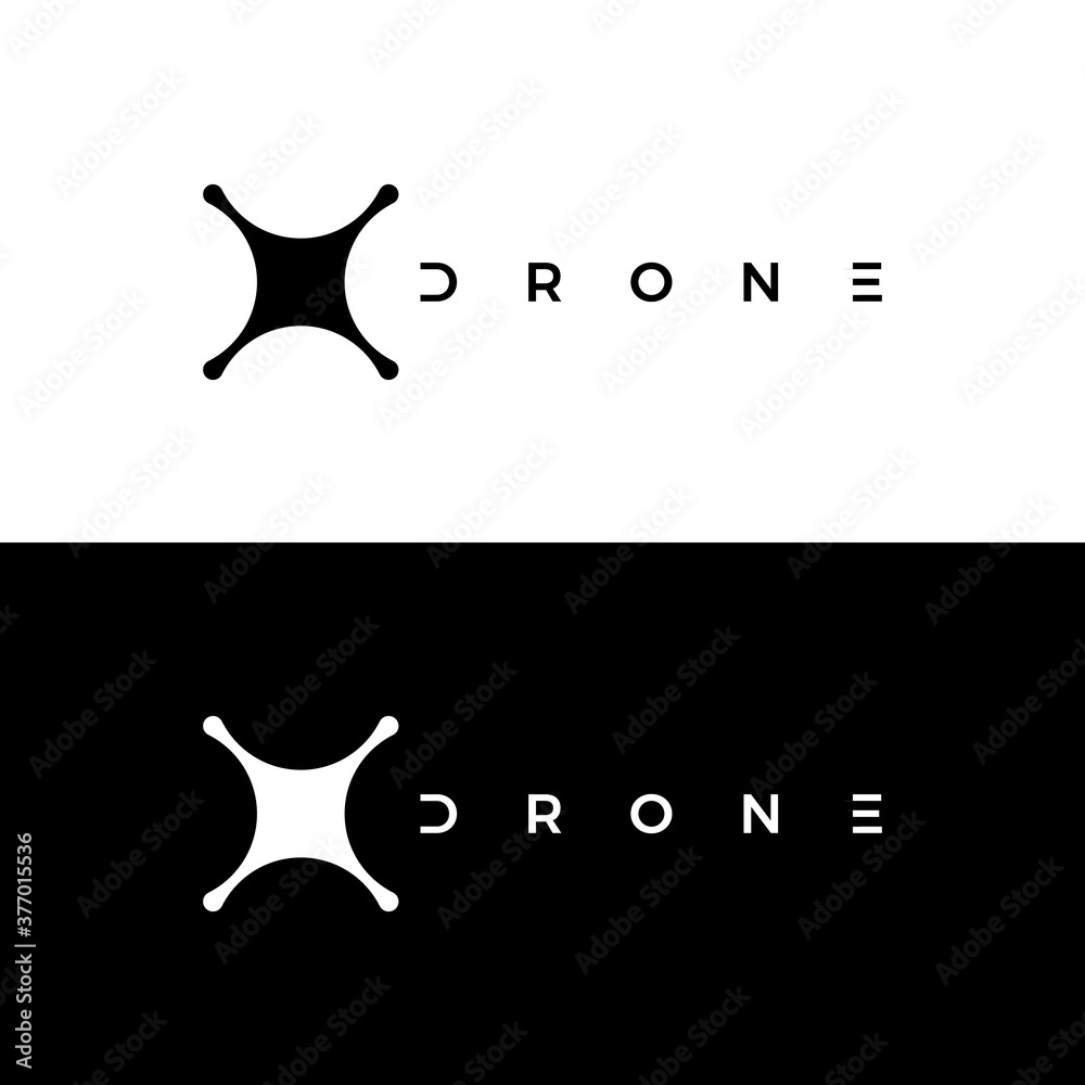 Vetor de Drone logo. do Stock | Adobe Stock