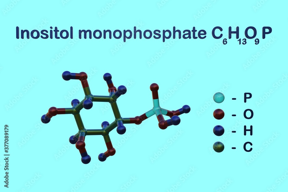 Illustrazione Stock Structural chemical formula and molecular model of ...