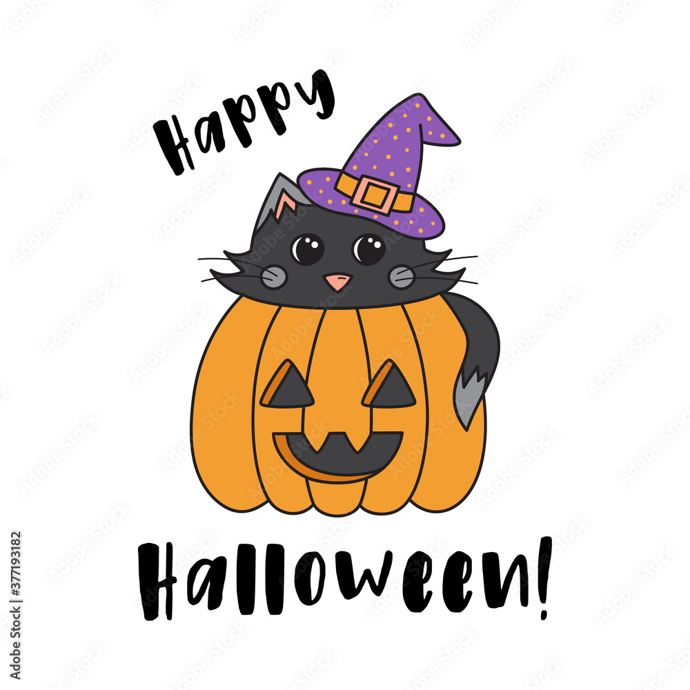 Happy Halloween Cat Images
