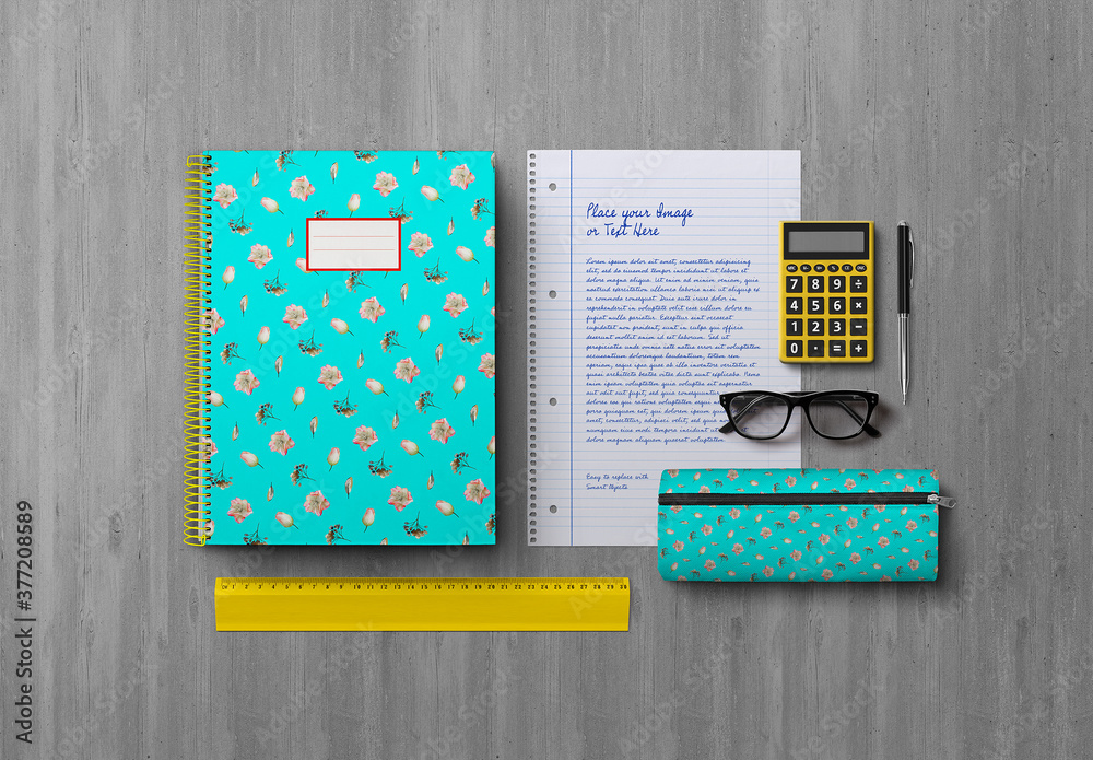 Back to School Mockup Scene Stock Template | Adobe Stock