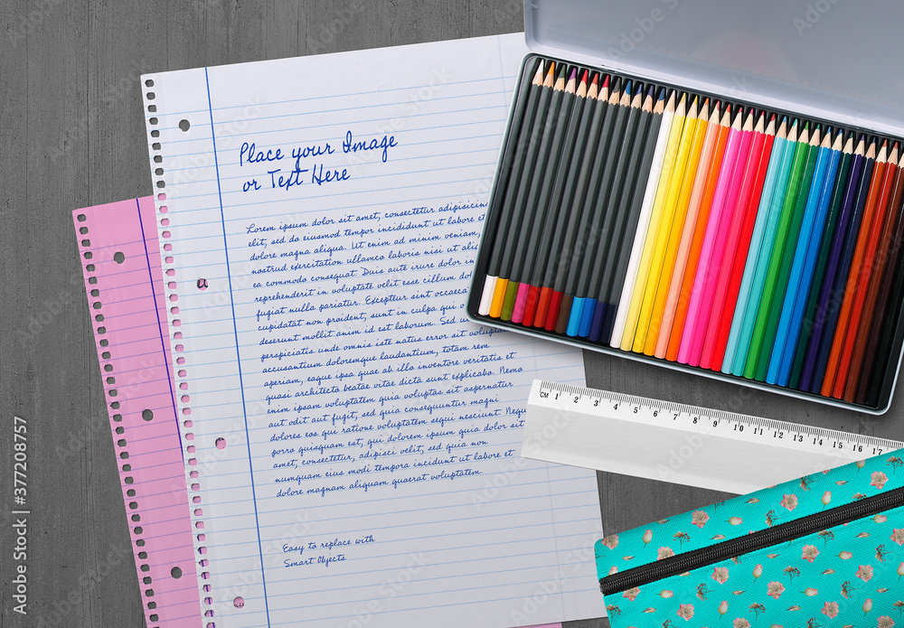 Back to School Mockup Scene Stock Template | Adobe Stock