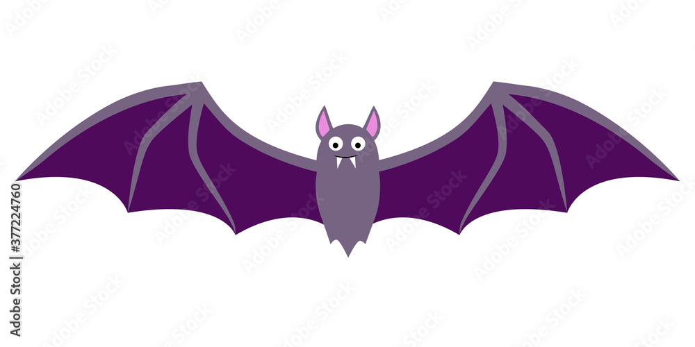 Purple Bat Wings Clip Art