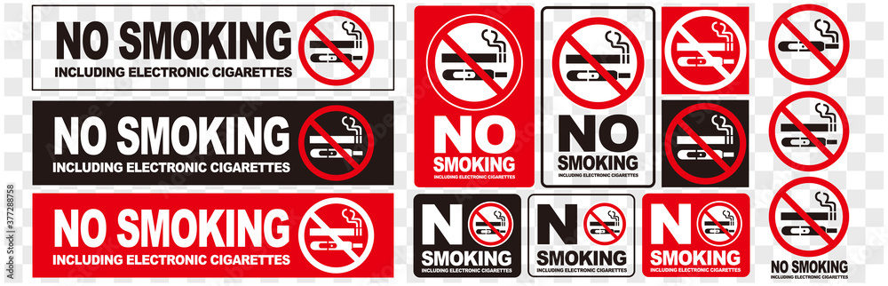 No smoking cigarette sign vector Stock Vector | Adobe Stock