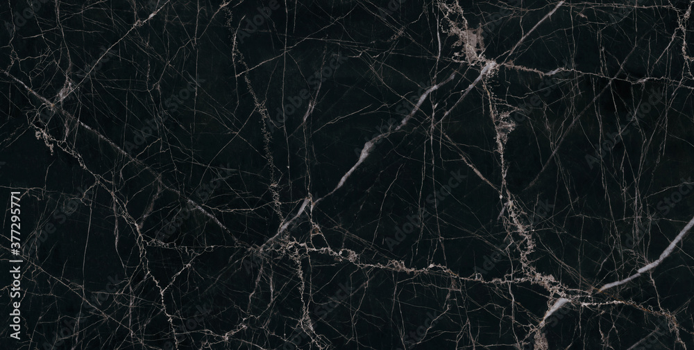 Blue marble texture background with white veins, Black marble natural ...