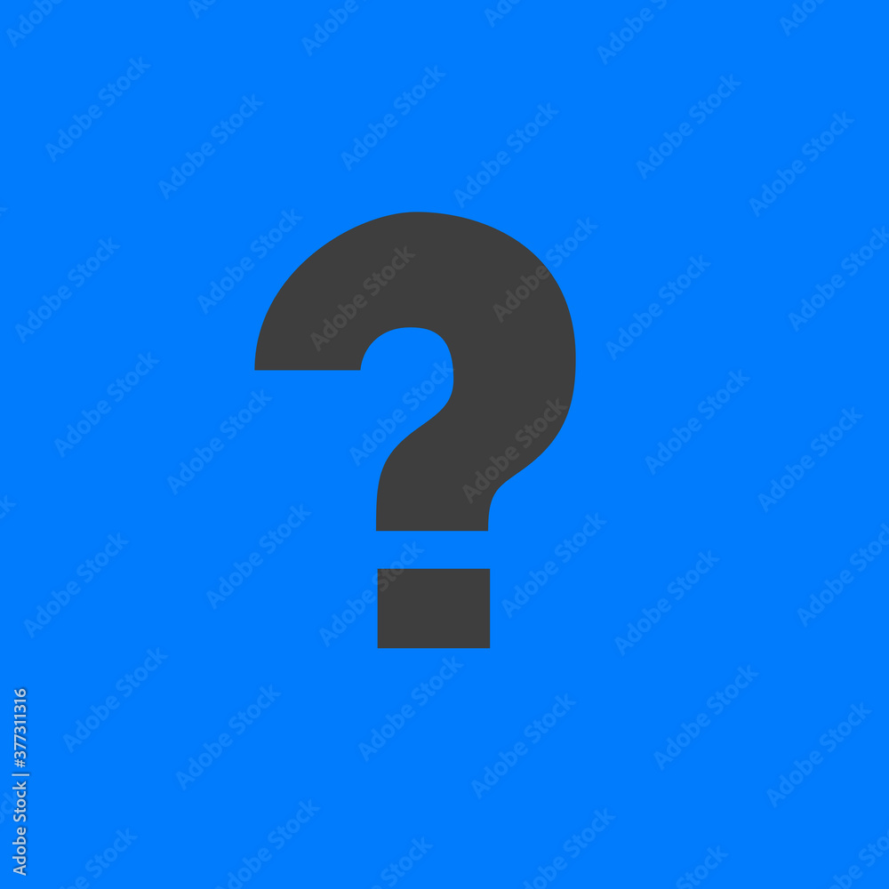 Fragezeichen Symbol Icon Stock Illustration | Adobe Stock