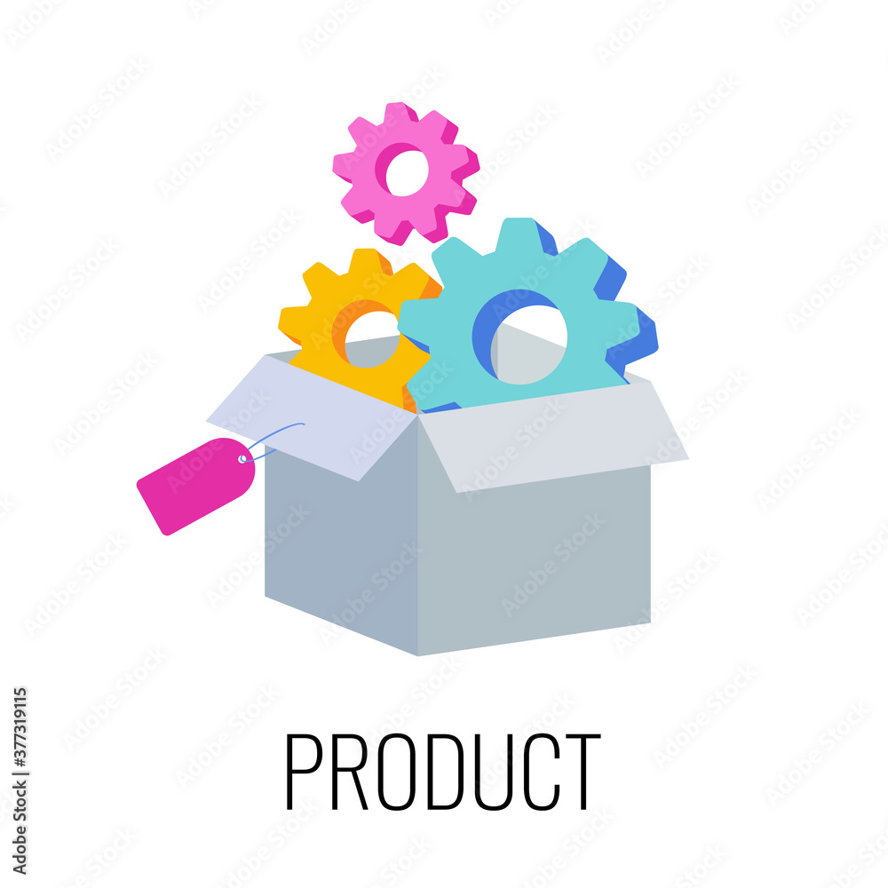 Product Infographics Icon. Successful content marketing strategy. Stock ...