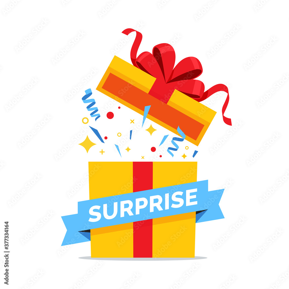 Surprise Box Vector