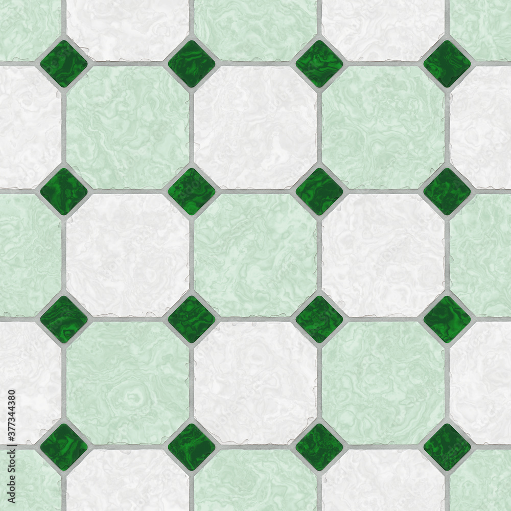 green tiles texture Stock Illustration | Adobe Stock