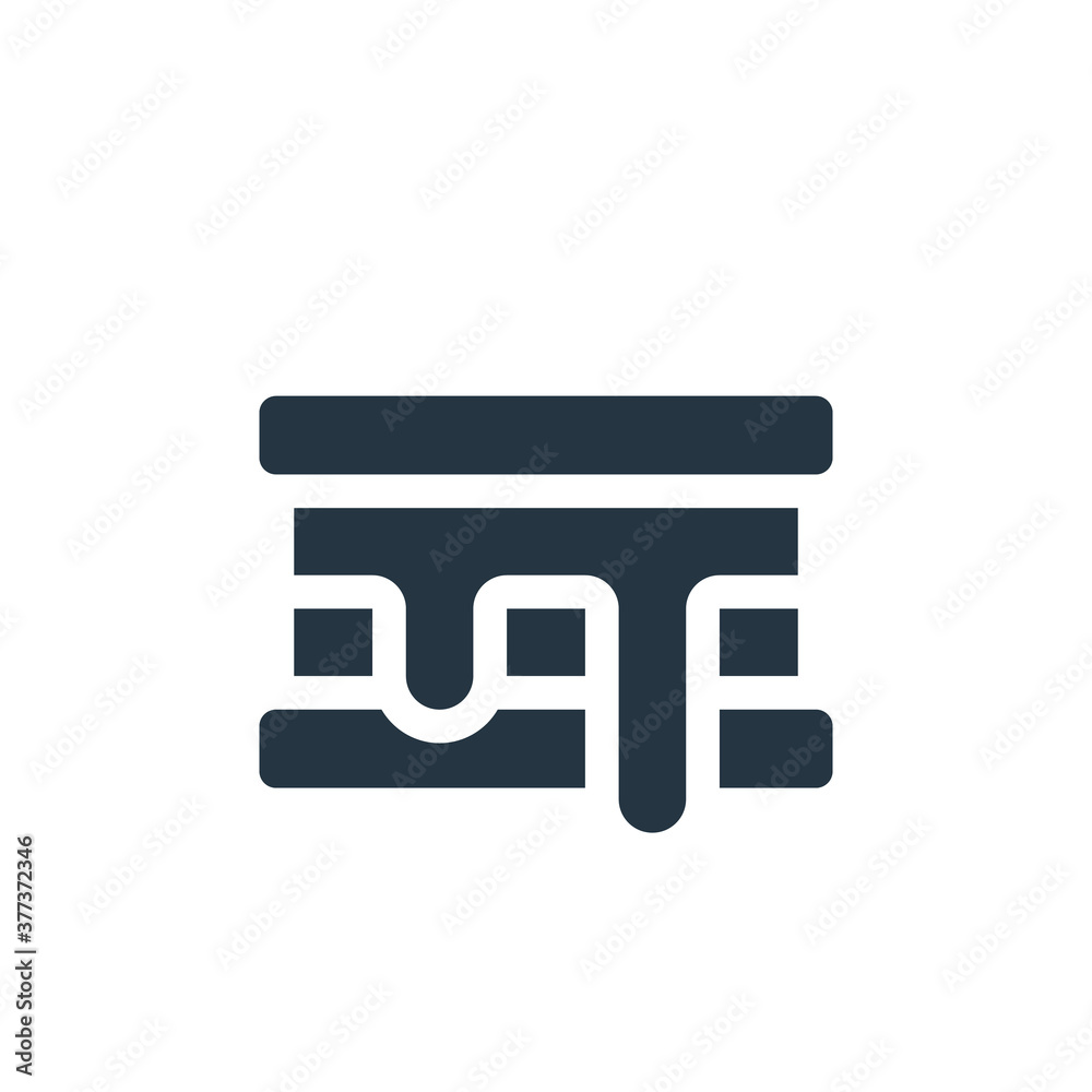 Vettoriale Stock smore icon. Glyph smore icon for website design and ...