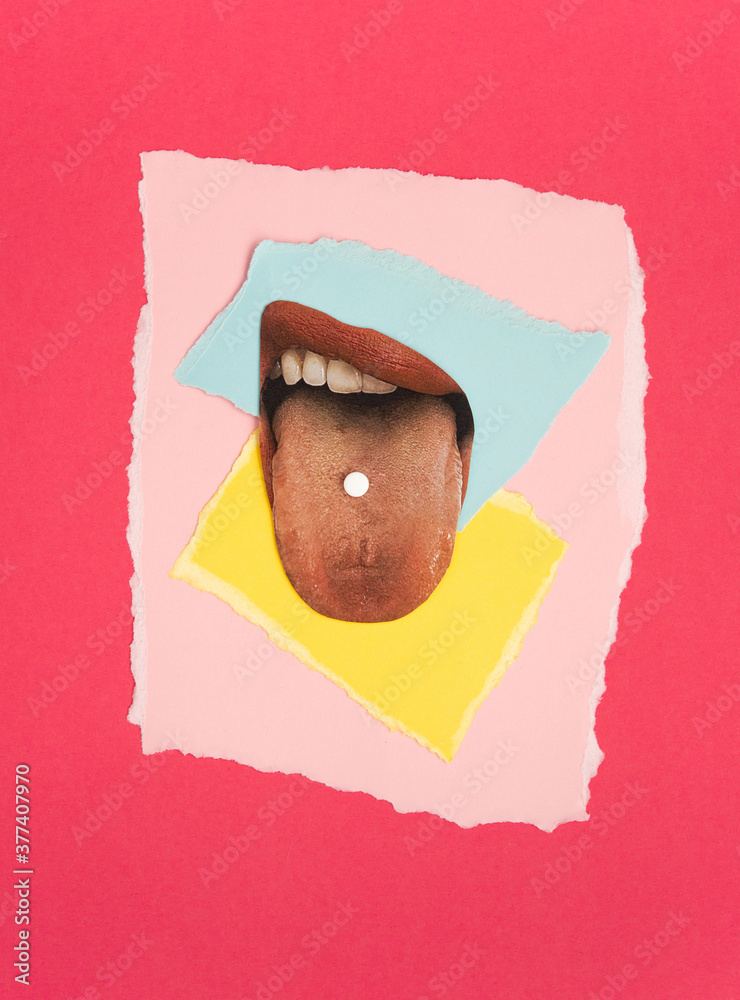 Contraception collage Stock Photo | Adobe Stock