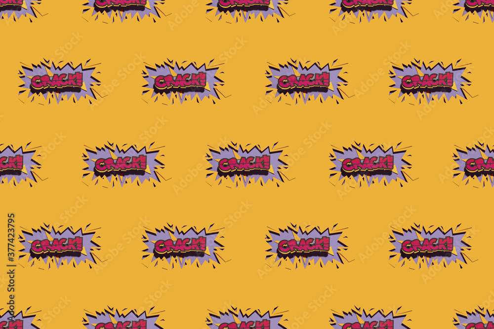 CRACK"" Pattern design Stock Photo | Adobe Stock