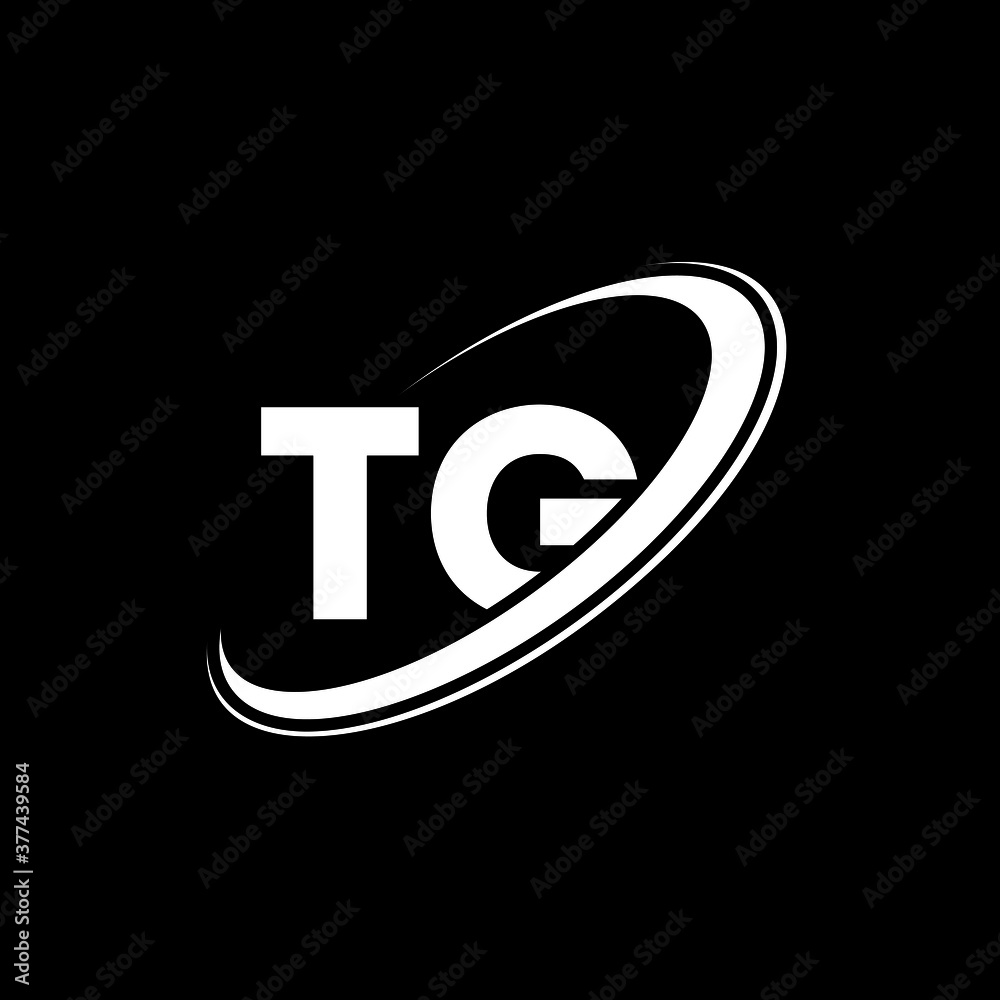 TG logo. T G design. White TG letter. TG/T G letter logo design ...