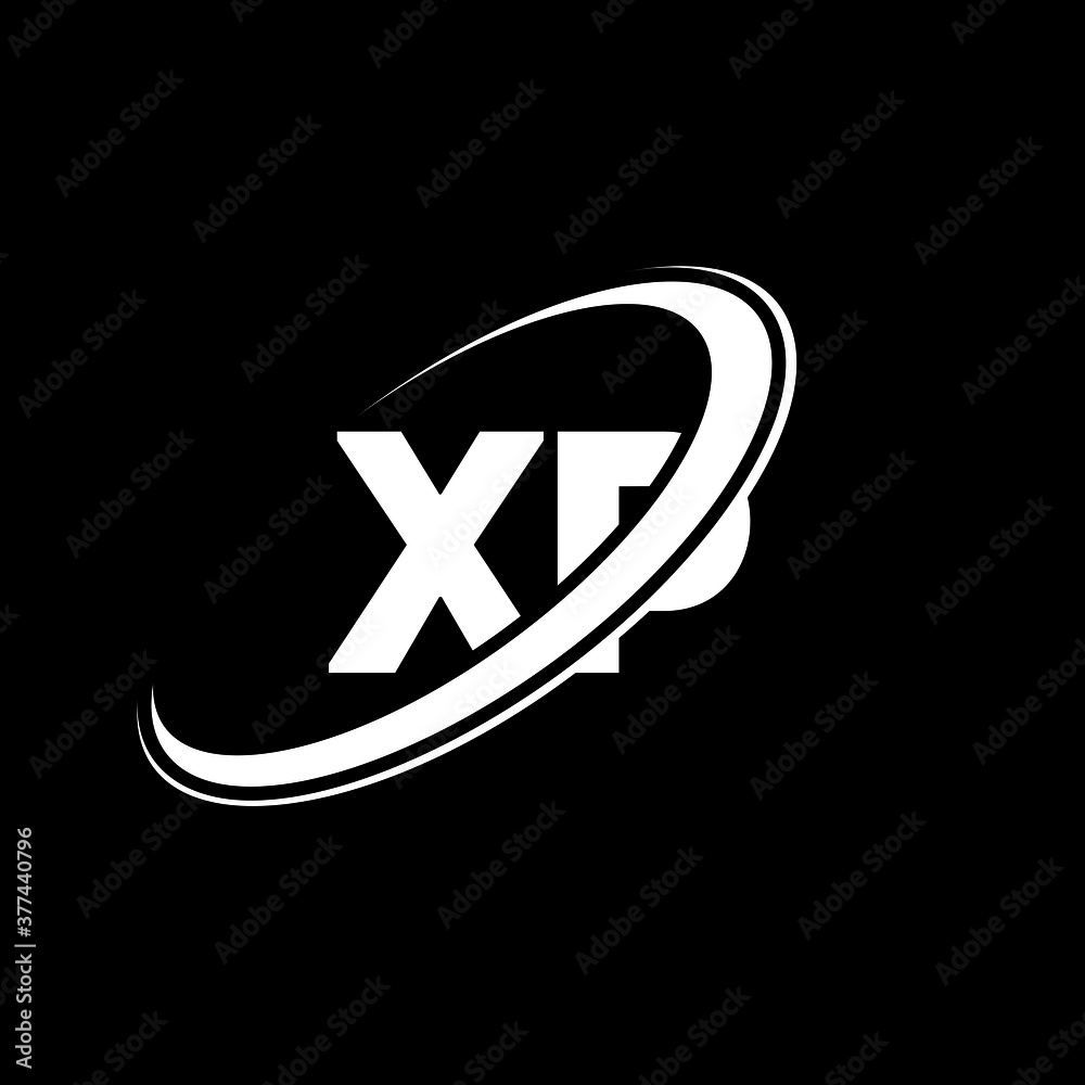 XP logo. X P design. White XP letter. XP/X P letter logo design ...