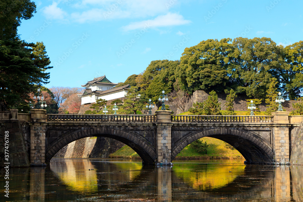 Foto de Chiyoda, Tokyo, Japan - Nijubashi Bridge (Seimon Tetsubashi ...