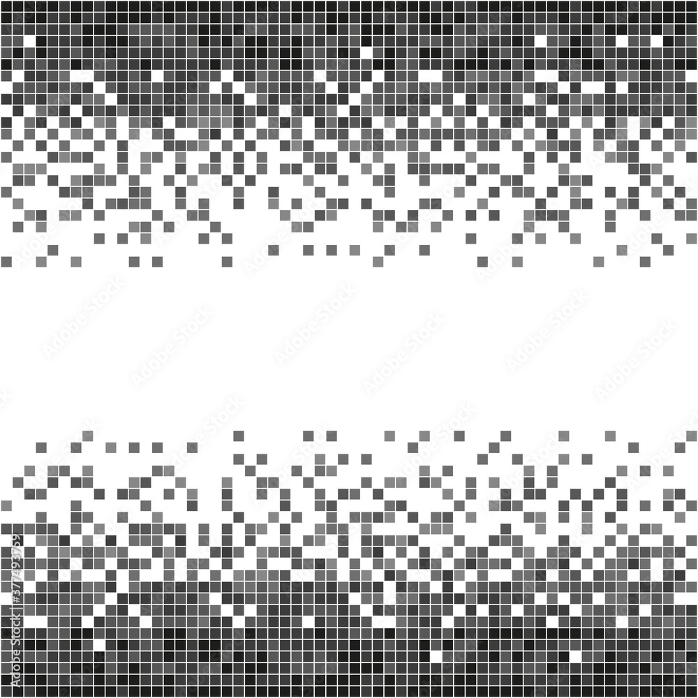 Multi-colored rectangular pixel background. The texture consisting of ...