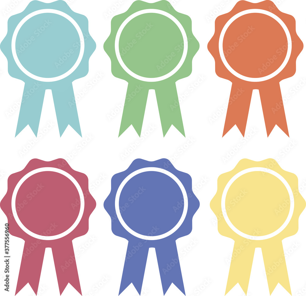 Approved or Certified Medal Icon. Winner award emblem symbol. Vector ...