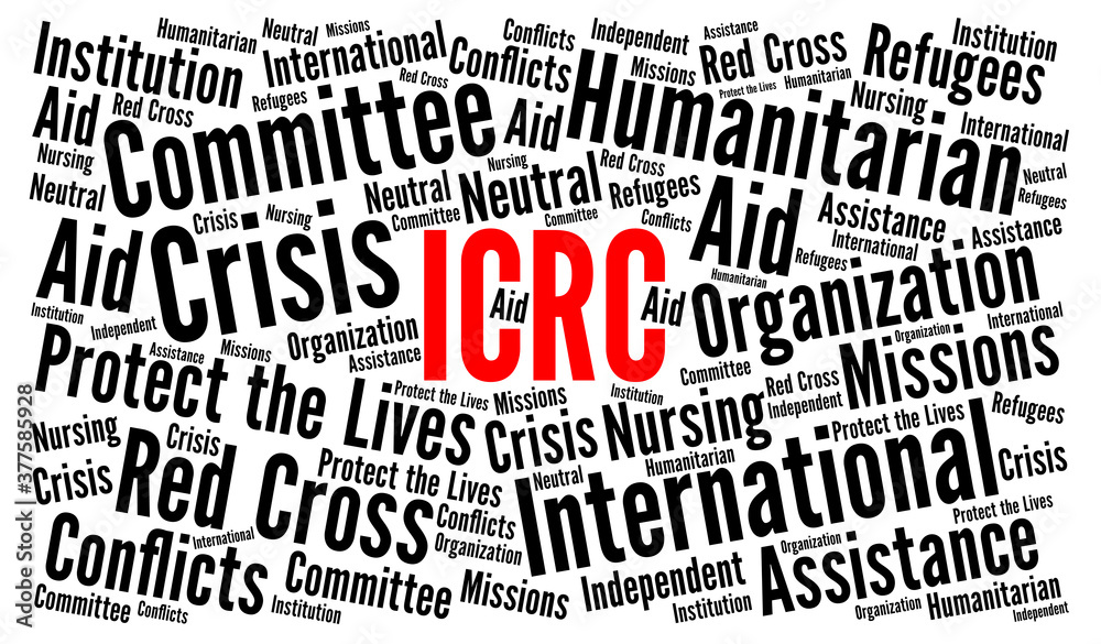 ICRC word cloud concept Stock Illustration | Adobe Stock
