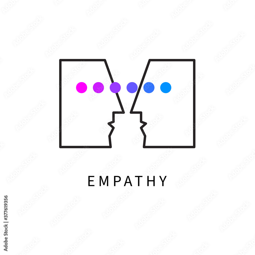 Logo of empathy, emotional intelligence Stock Vector | Adobe Stock