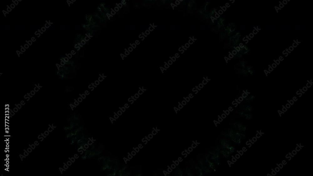 Amazing electronic sci-fi explosions on black background can be used ...