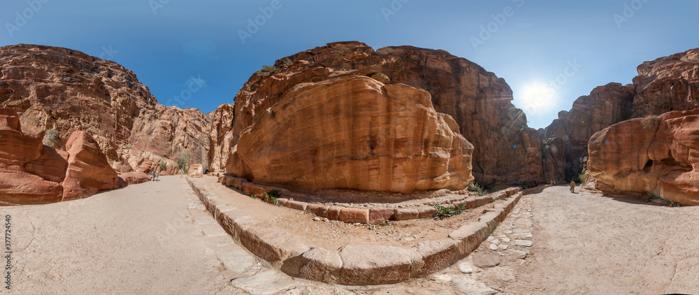 High Resolution 360 Panoramic HDR Images Taken in Petra (Wadi Mousa ...