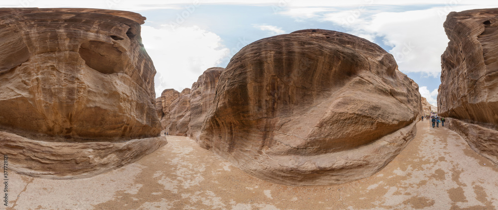 High Resolution 360 Panoramic HDR Images Taken in Petra (Wadi Mousa ...