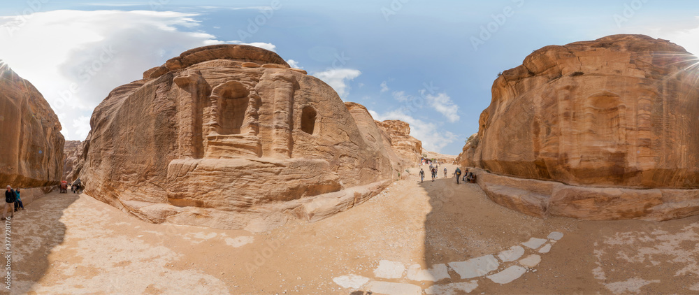 High Resolution 360 Panoramic HDR Images Taken in Petra (Wadi Mousa ...