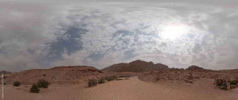 High Resolution 360 Panoramic HDR Images Taken in Petra (Wadi Mousa ...