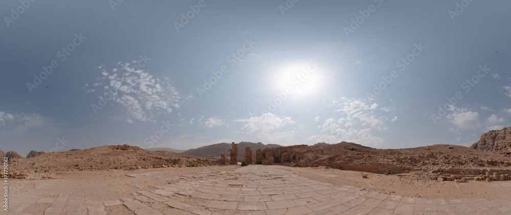 High Resolution 360 Panoramic HDR Images Taken in Petra (Wadi Mousa ...