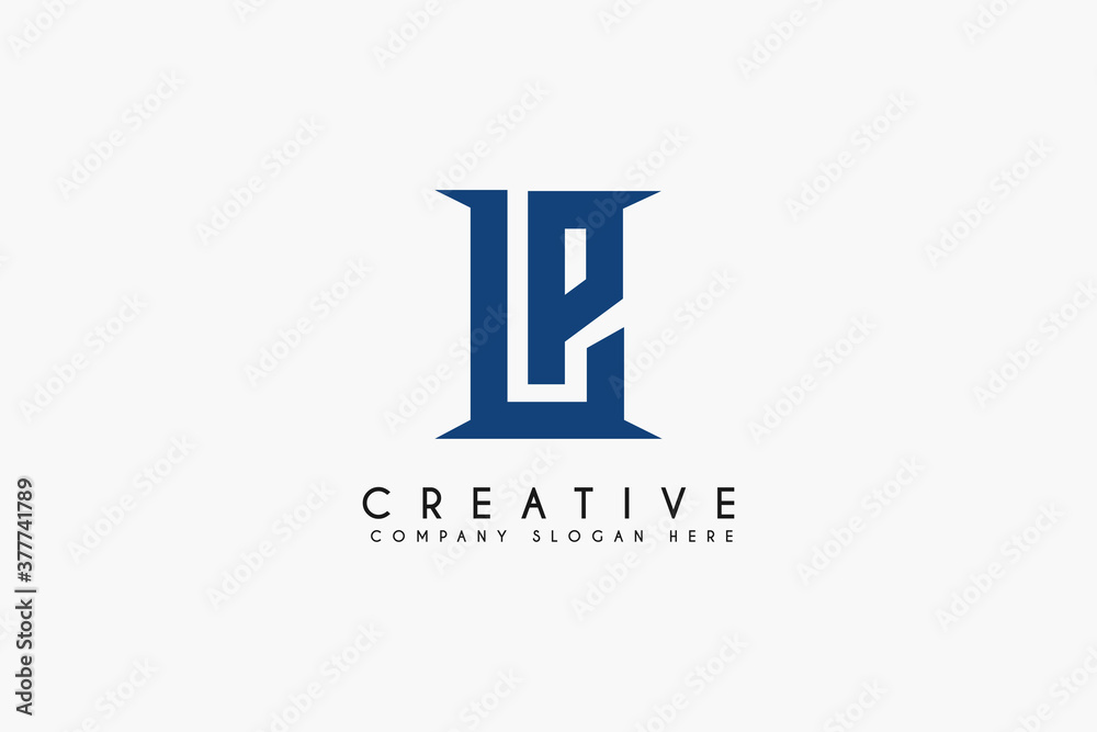 Initial letter LP logo. Vector LP letter business,Branding logo design ...