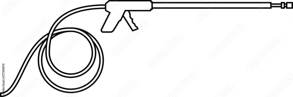 pressure washer gun icon , vector Stock Vector | Adobe Stock
