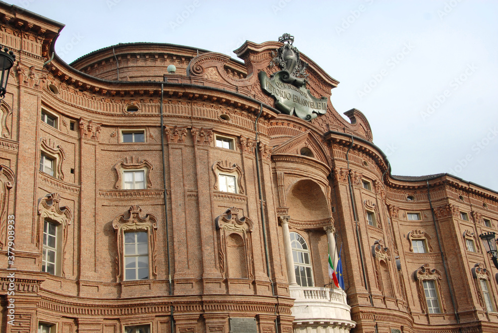 Foto de Palazzo Carignano is a historic building, a fine example of ...