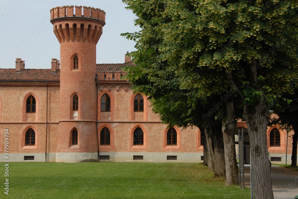 The castle of Pollenzo is one of the Savoy residences recognized by ...