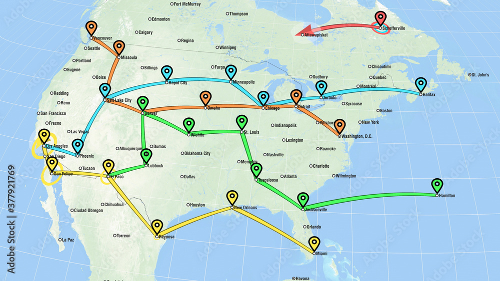 Localization, Gps Navigation, Traveling, Pathfinding Around North ...