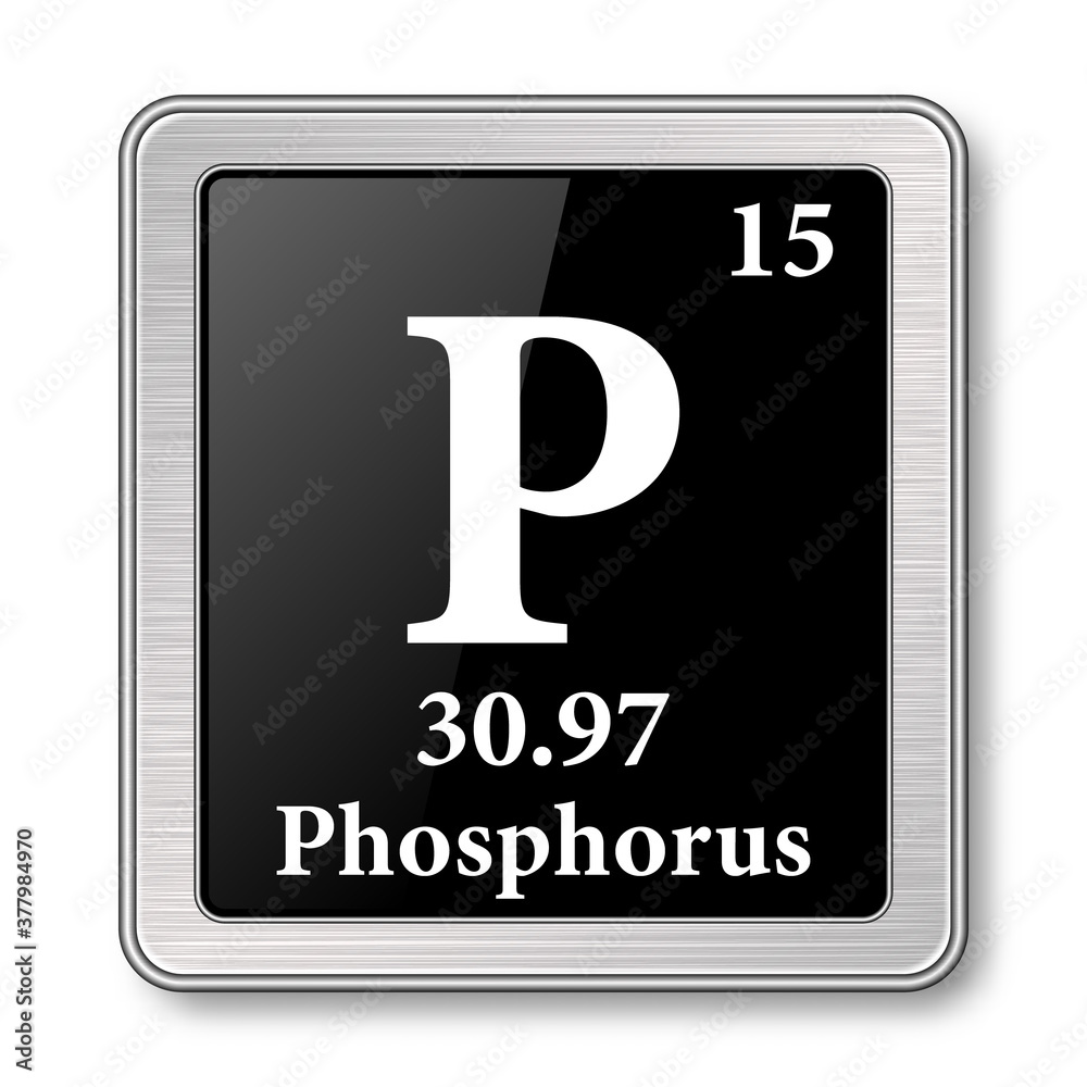 The periodic table element Phosphorus. Vector illustration Stock Vector | Adobe Stock