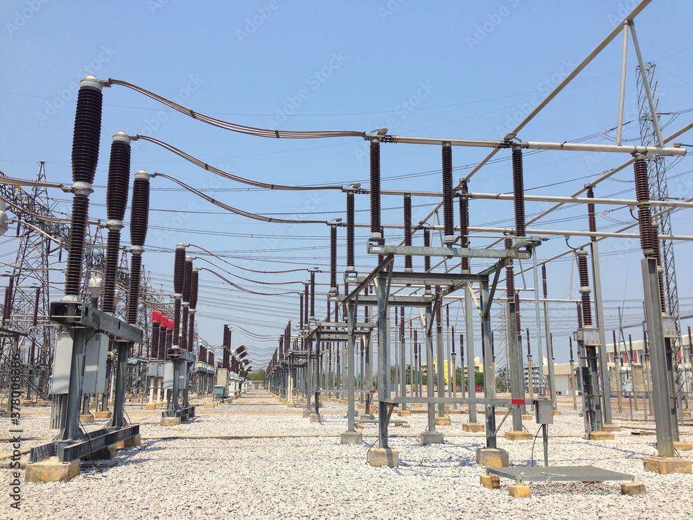 High voltage Gas Insulated disconnect switch in switchyard and ...