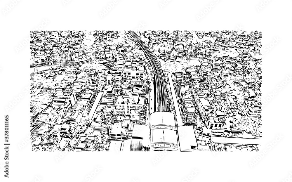 Building view with landmark of Bengaluru (also called Bangalore) is the ...