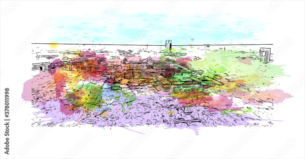 Building view with landmark of Bengaluru (also called Bangalore) is the ...