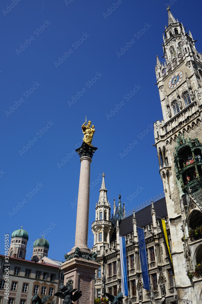 Marienplatz Stock Photo | Adobe Stock