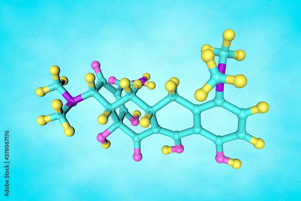 Molecular structure of minocycline, a broad-spectrum tetracycline ...