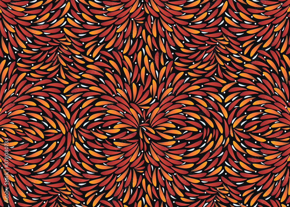 Bush leaves vector seamless texture background Stock Vector | Adobe Stock