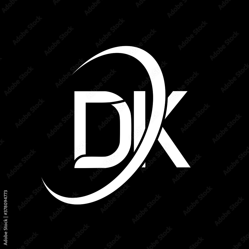 DK logo. D K design. White DK letter. DK/D K letter logo design ...