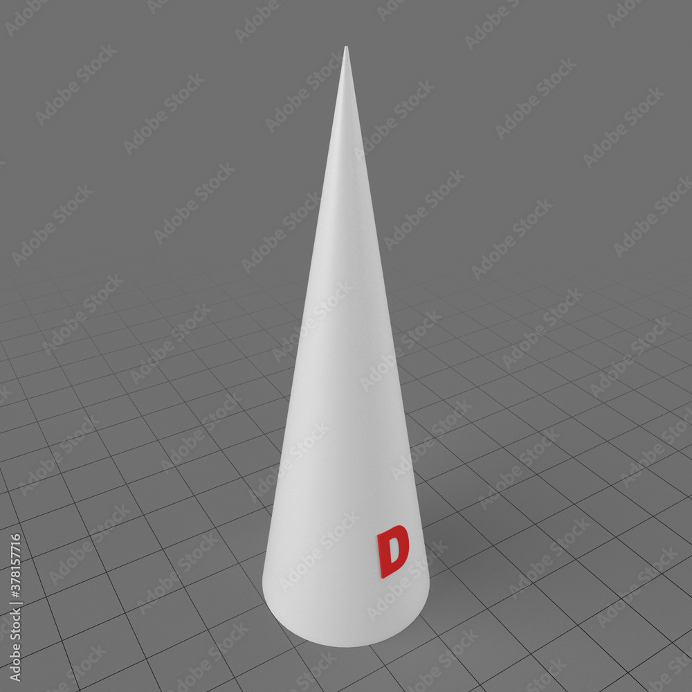 Dunce cap Stock 3D asset | Adobe Stock