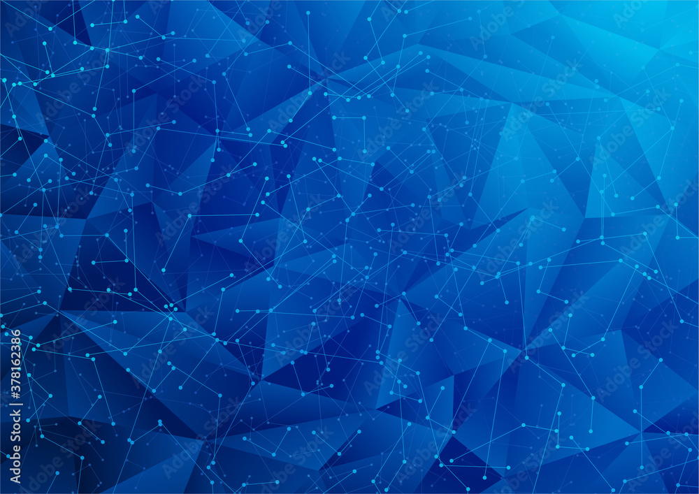 Abstract polygon background with geometric poly pattern (triangle shape ...