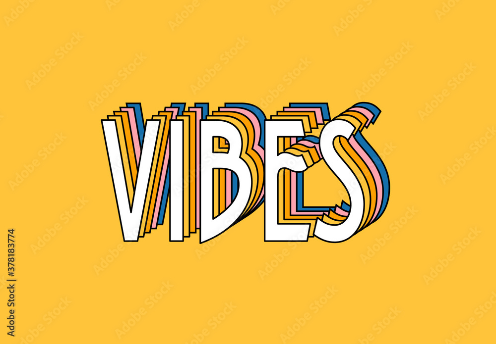 Layered Text Effect Stock Template Adobe Stock