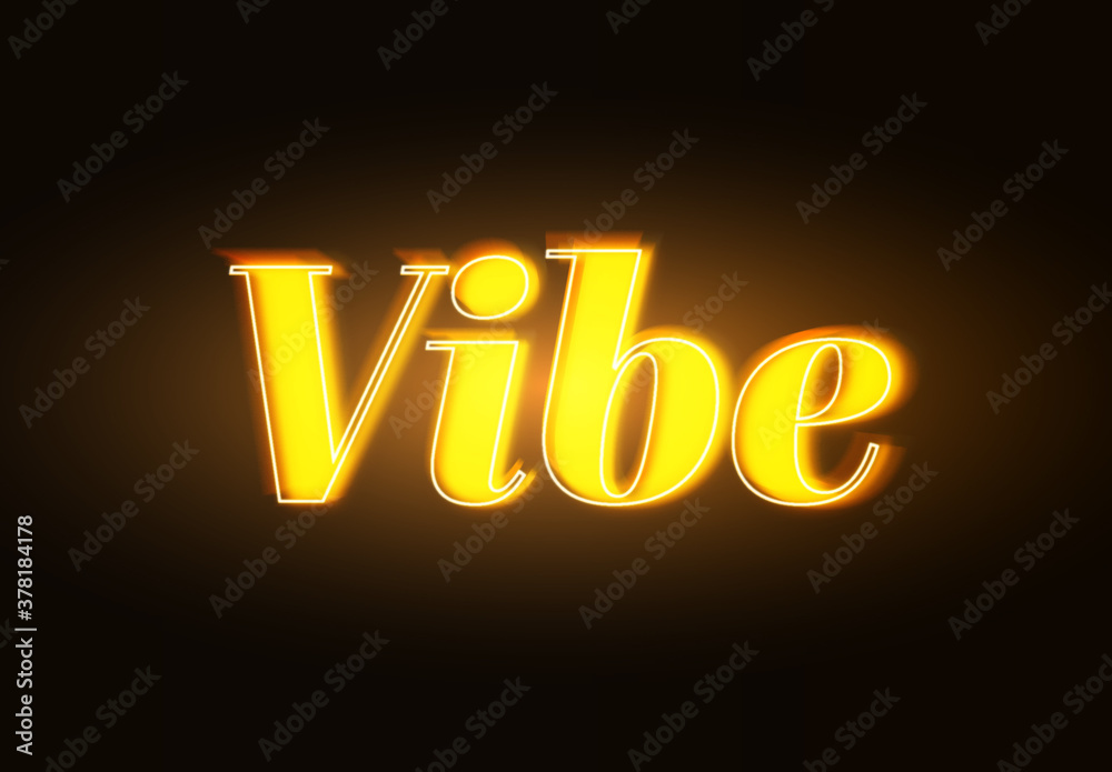 Bright Neon Text Effect Stock Template | Adobe Stock