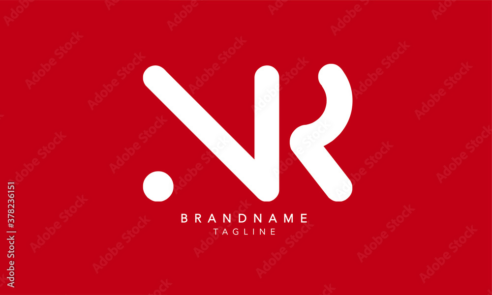 Alphabet letters Initials Monogram logo NR, RN, N and R Stock Vector ...