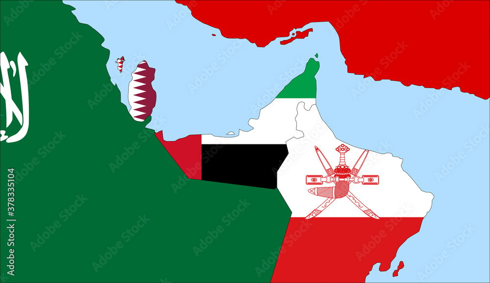 Center the map of United Arab Emirates. Vector maps showing United Arab ...