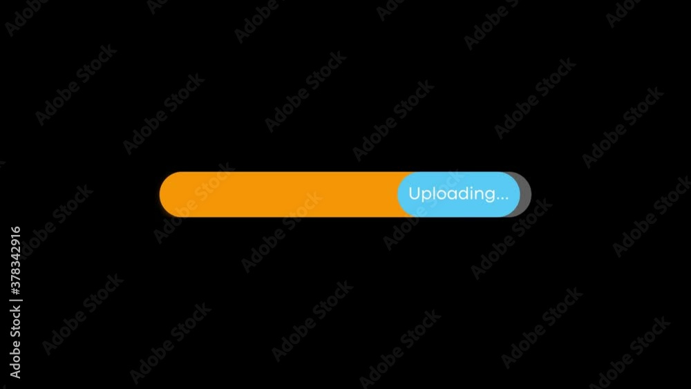 Animated Upload Progress Bar. Animation of upload file and uploading ... Animated Upload Progress Bar. Animation of upload file and uploading ...