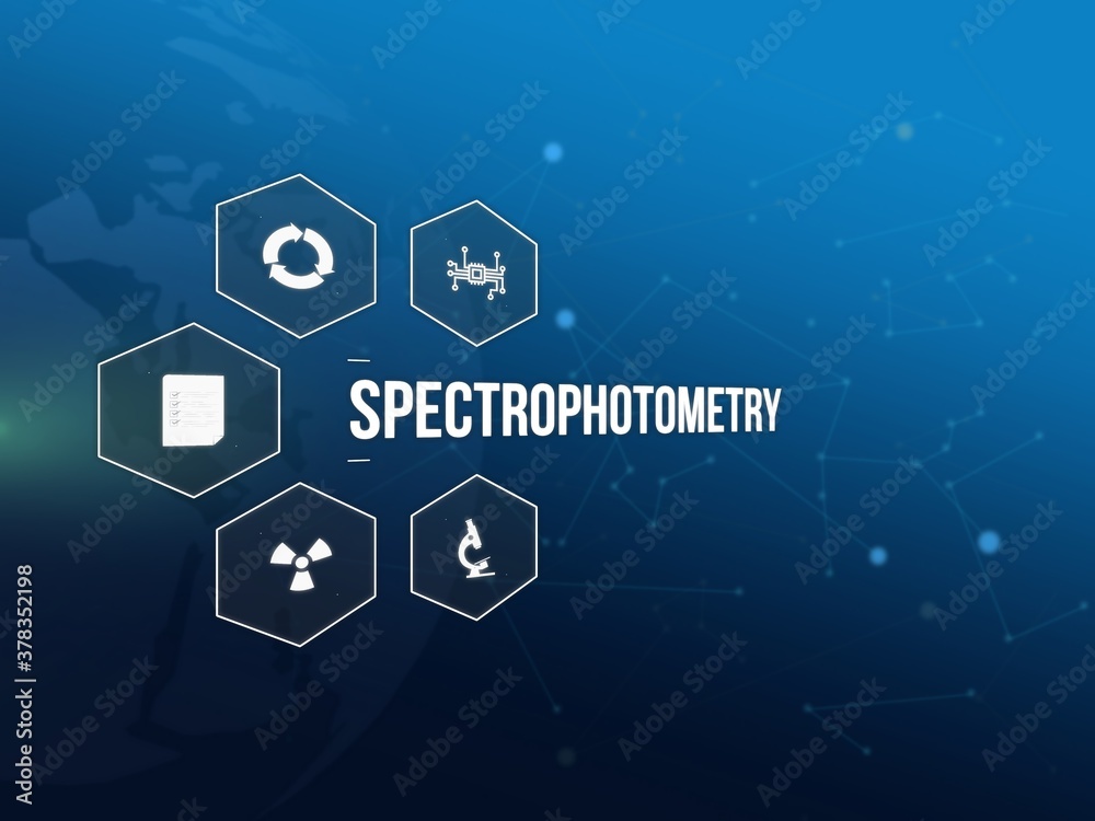 spectrophotometry Stock Illustration | Adobe Stock